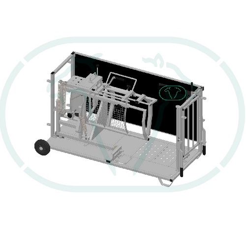 ADJUSTABLE SHEEP AND GOAT TRAPPING AND TIPPING CAGE